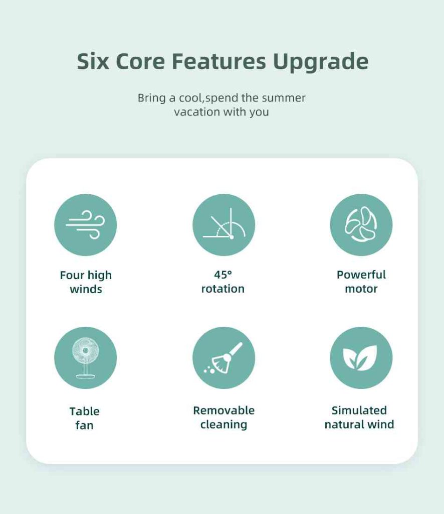 Awei F23 Mini Desktop Rechargeable Fan - GadGet Bee