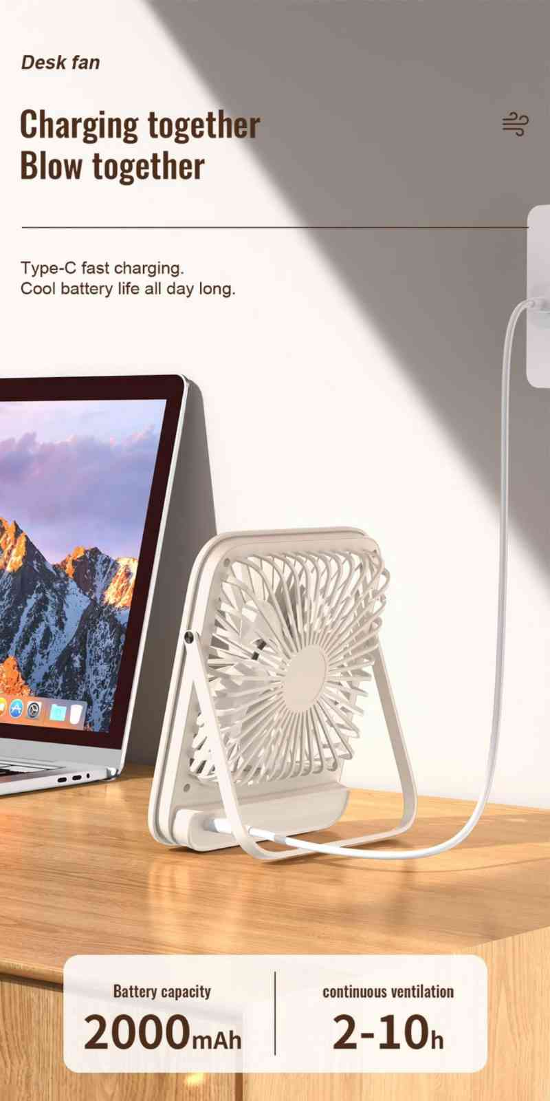 Awei F33 Desktop Ultra Slim Fan - GadGet Bee