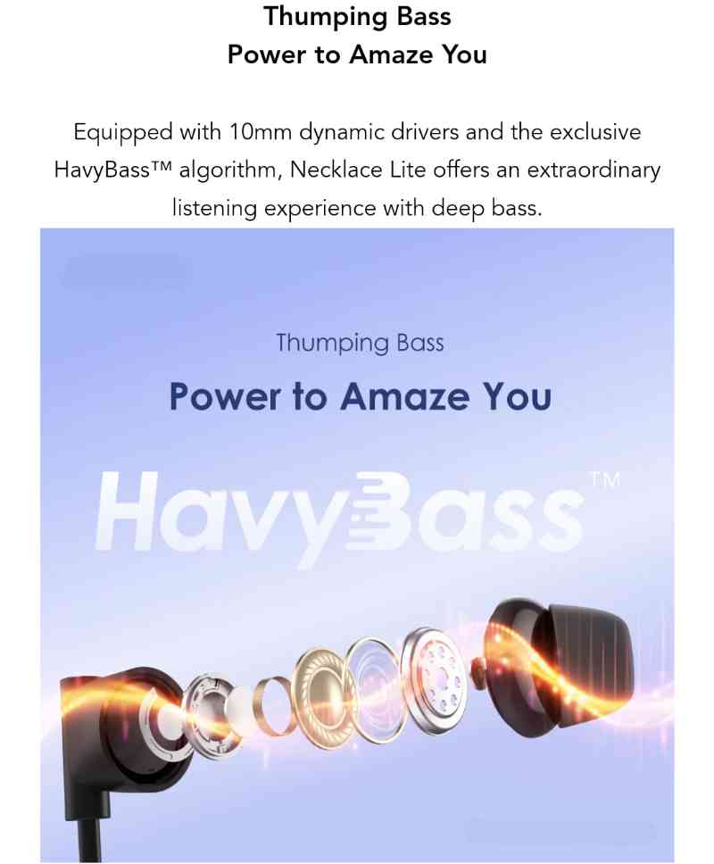 Oraimo Necklace Lite OEB-311 Wireless Earphone - GadGet Bee