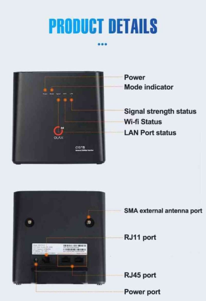 Olax AX9 Pro 4G CPE Wireless Router - GadGet Bee