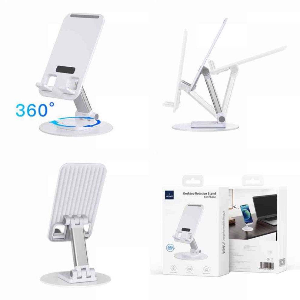 WiWU ZM109 Desktop Rotation Stand - GadGet Bee